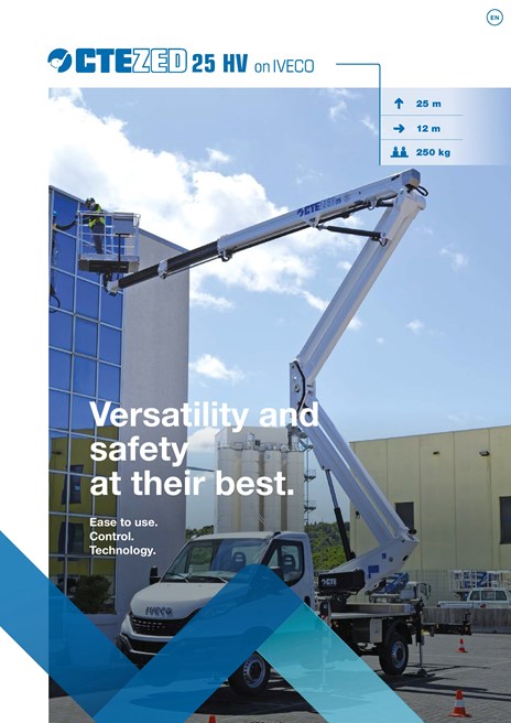 ZED 25 HV Overhead platform By CTE