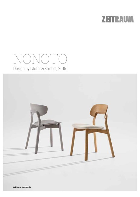 Chaise en bois NONOTO COMFORT By ZEITRAUM design Läufer + Keichel