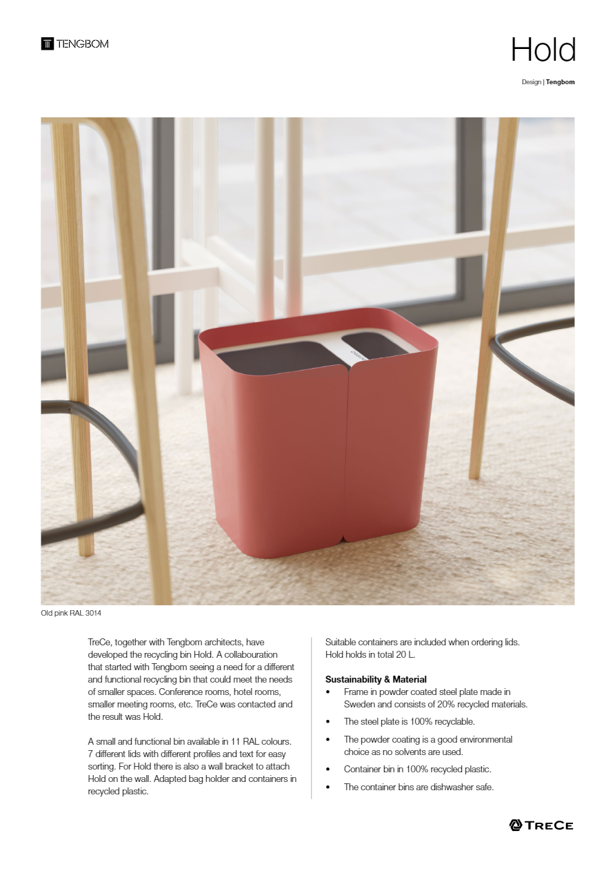 HOLD Gettacarte By TreCe | design Tengbom Architects