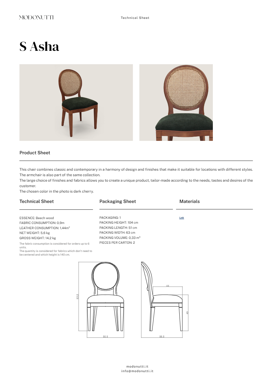 S ASHA Chair By Modonutti