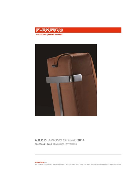 A.B.C.D. Armchair By Flexform | design Antonio Citterio
