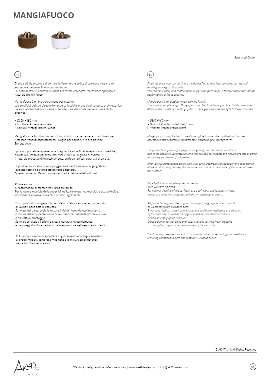 MANGIAFUOCO Fire baskets By Ak47