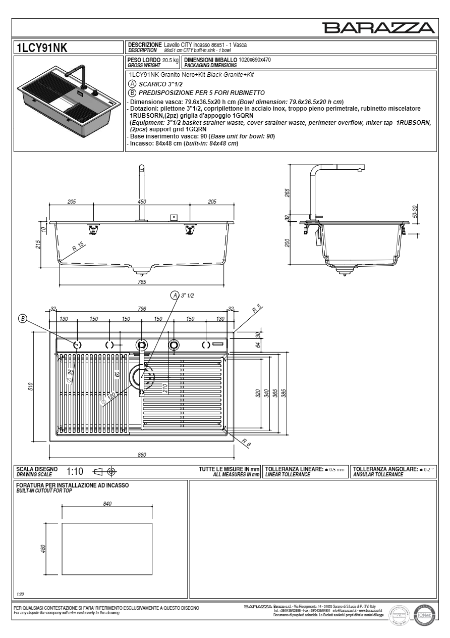 CITY Sink By Barazza