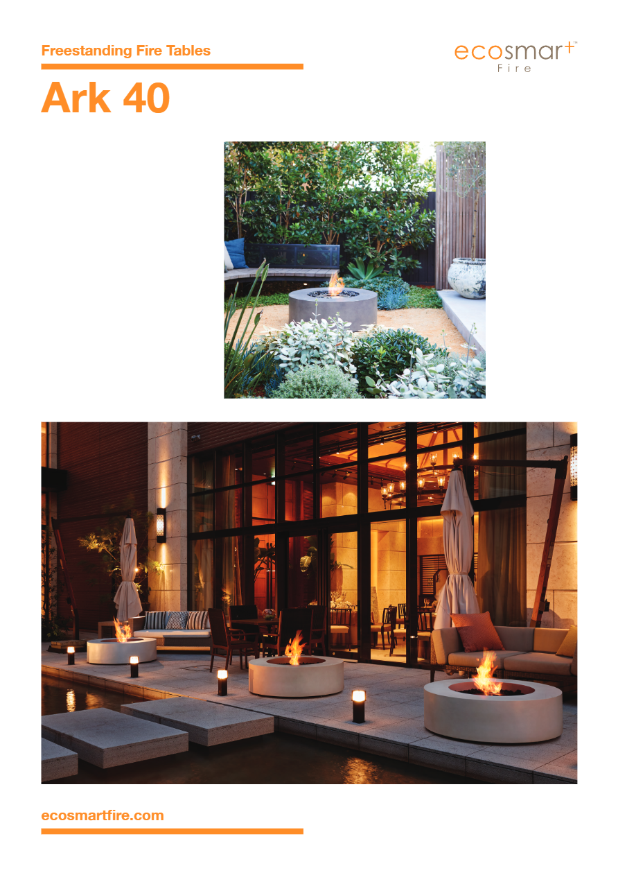 ARK 40 Fireplace By EcoSmart Fire