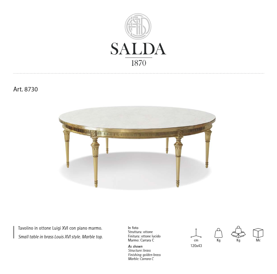 8730 Coffee table By SALDA
