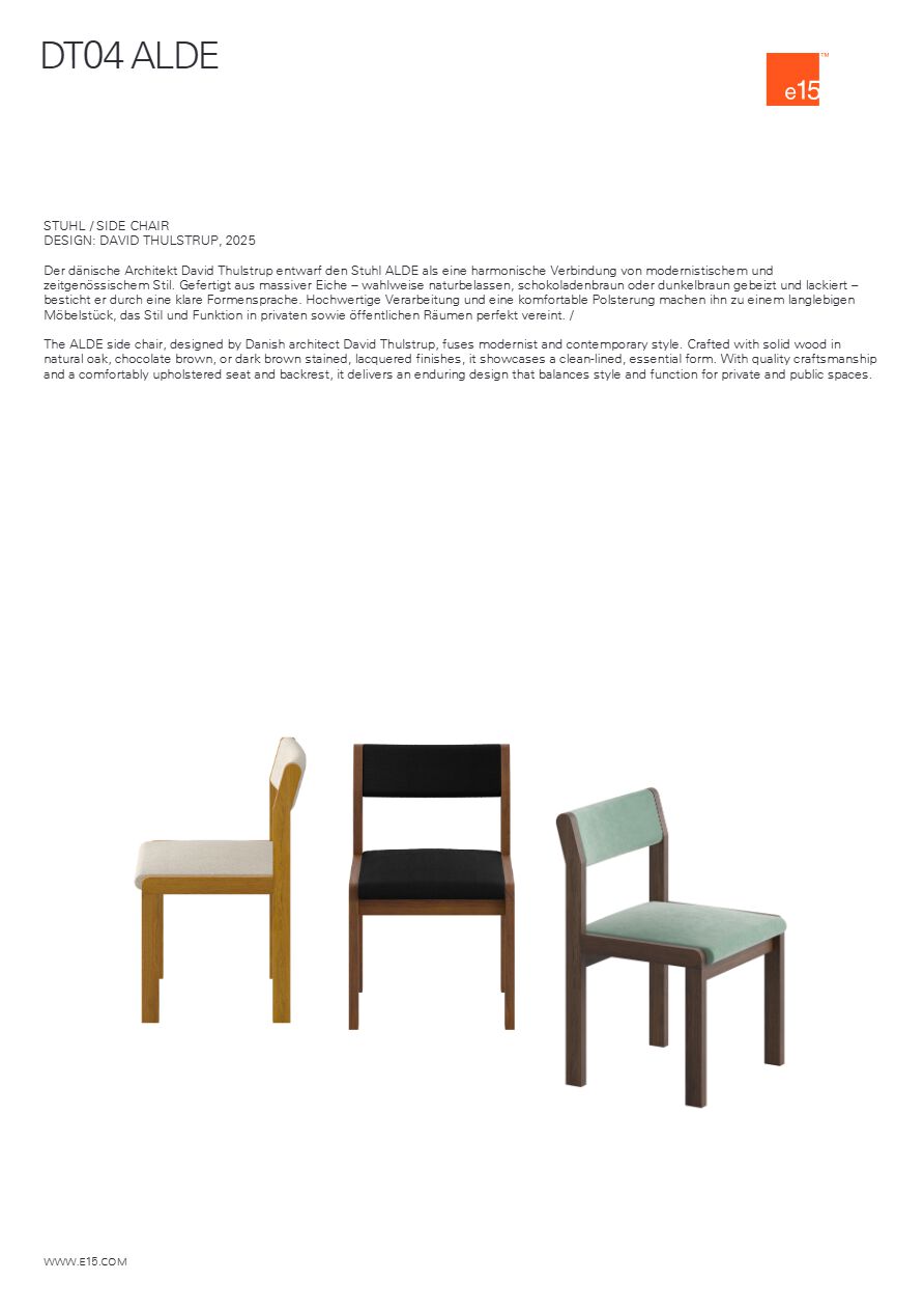 ALDE Chair By E15