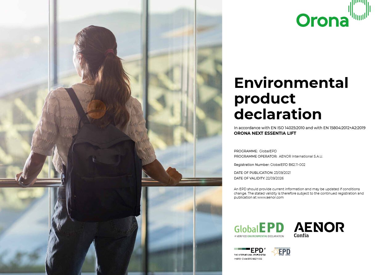 ORONA NEXT ESSENTIA Ascenseur By Orona Group