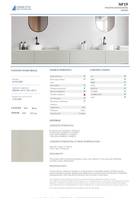 PAINTED PRESTIGE Door sticker By Cover Styl