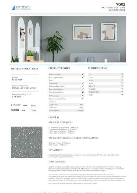 Vinyl wall tiles with stone effect NG02 Natural stone Collection By ...