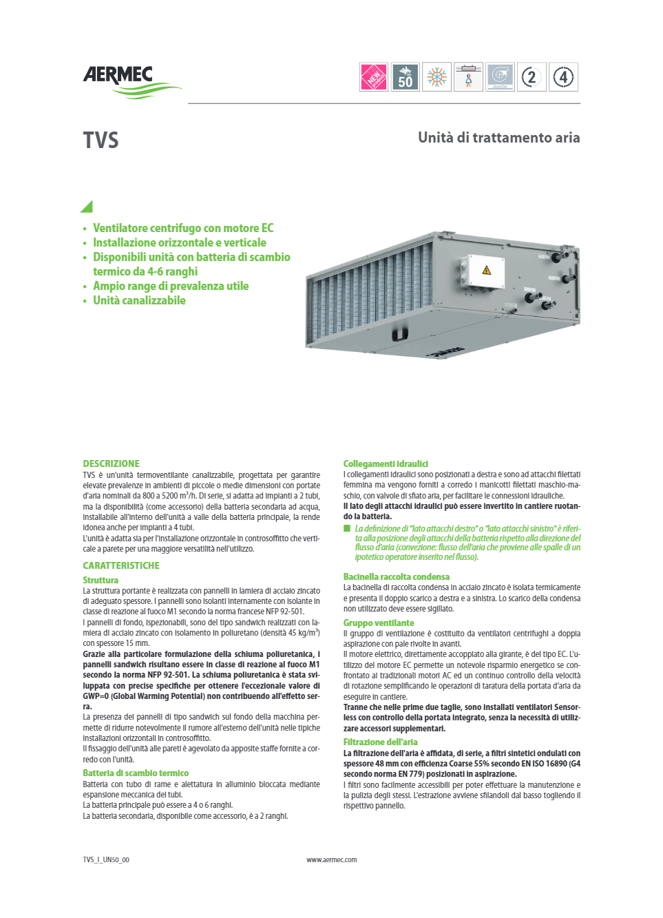 TVS Unità termoventilante By AERMEC