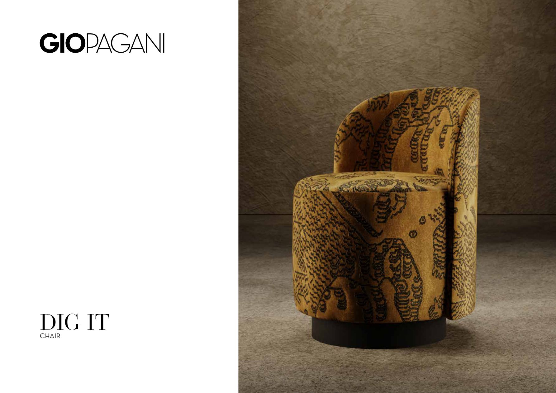 DIG IT Velvet chair By GIOPAGANI | design Gio Pagani