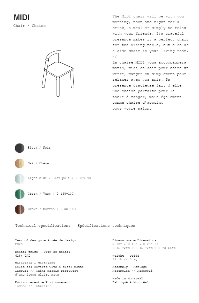 MIDI Chair By Found