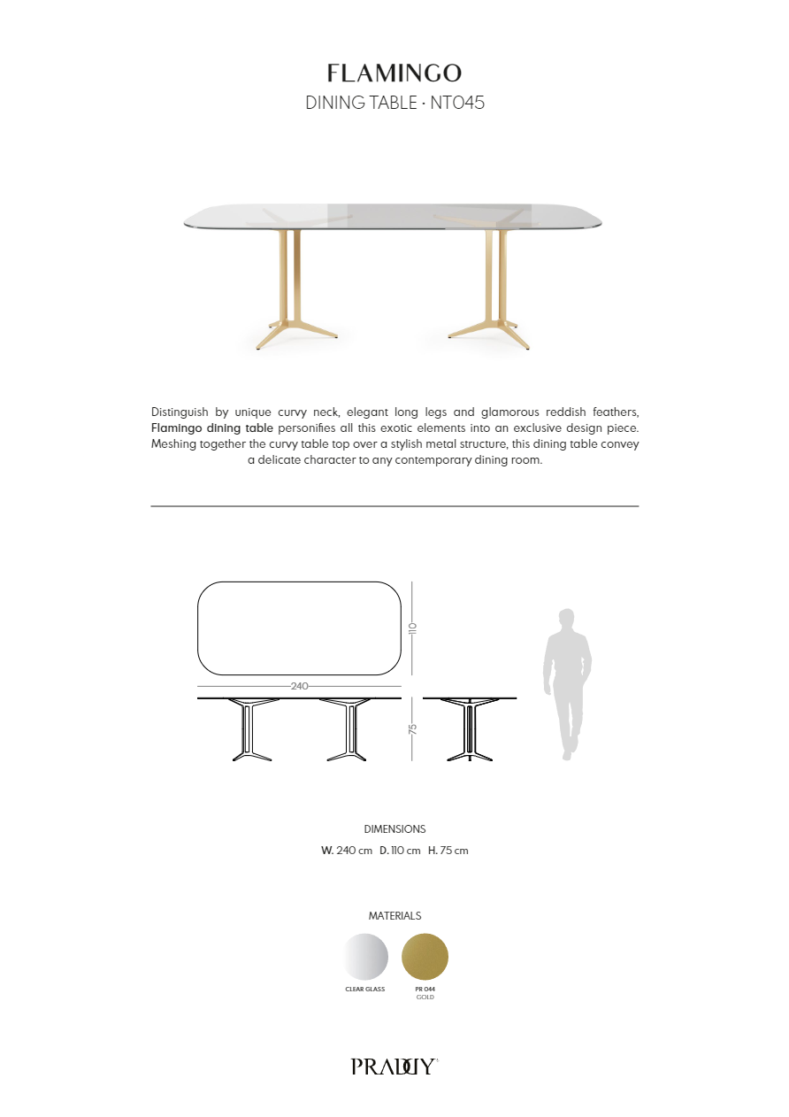 FLAMINGO Table By PRADDY