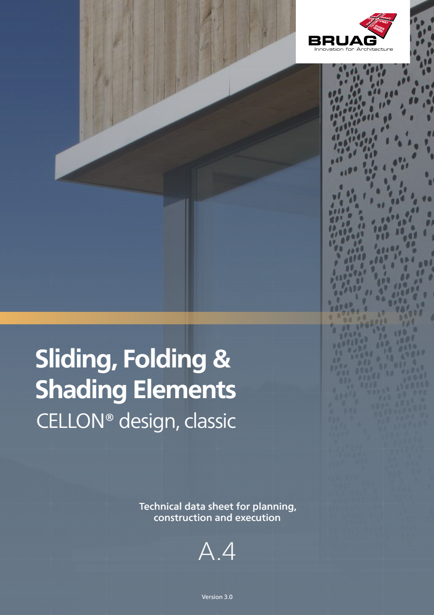 Sliding, Folding & Shading Elements Estore laminado By Bruag