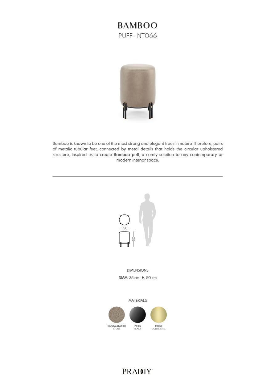 BAMBOO Pouf By PRADDY