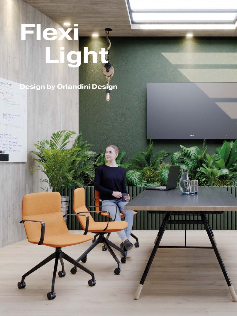 FLEXI LIGHT CHL BR F50-N6 Office chair By LD Seating