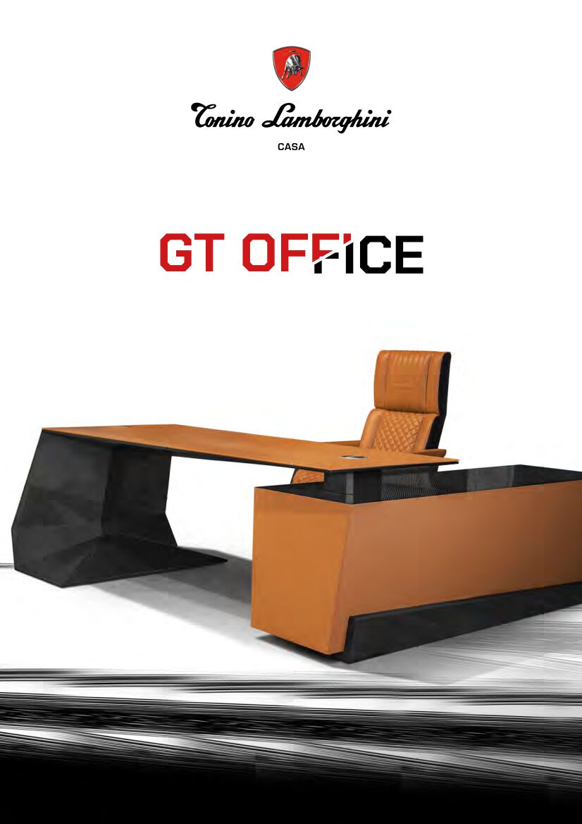 GT GOLD Executive desk with drawers By Tonino Lamborghini Casa