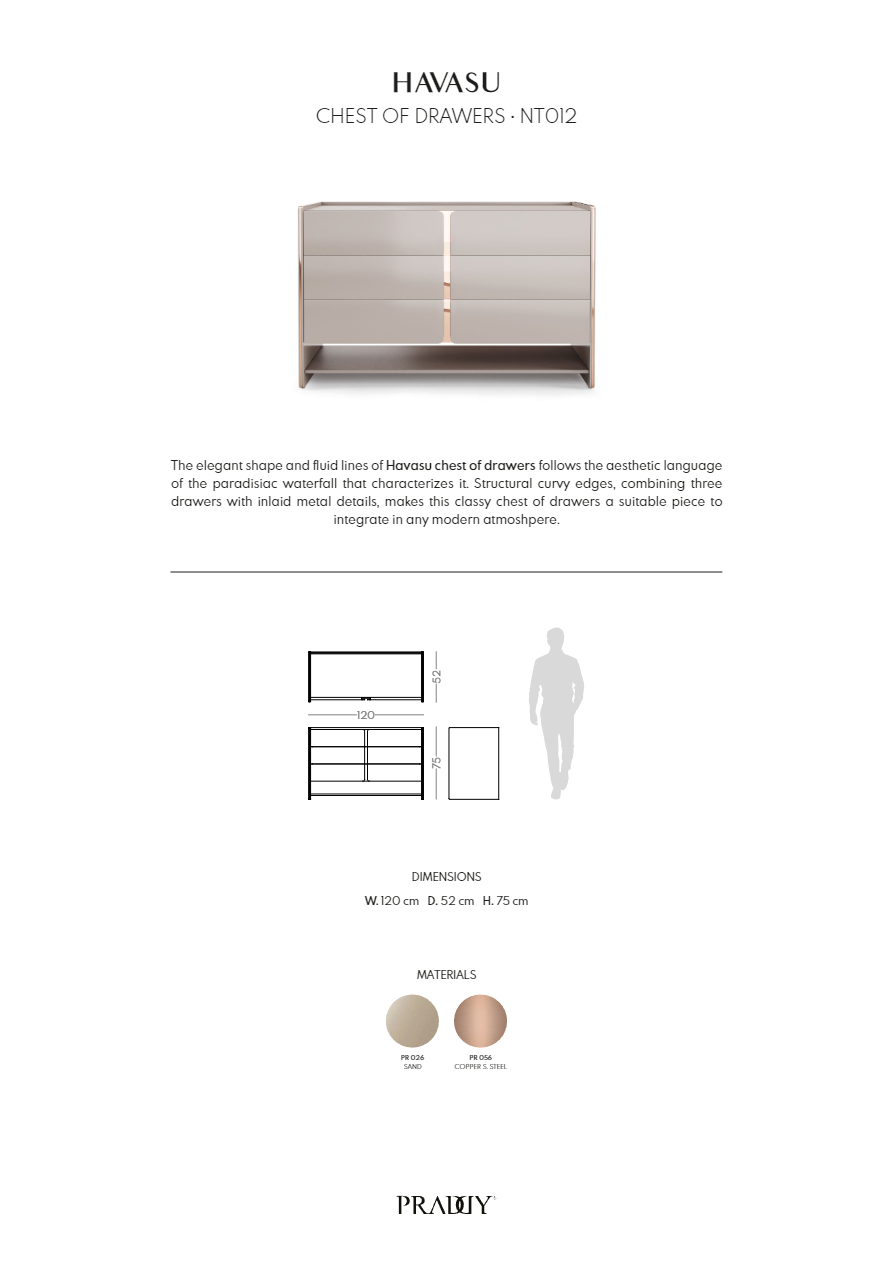 HAVASU Chest of drawers By PRADDY