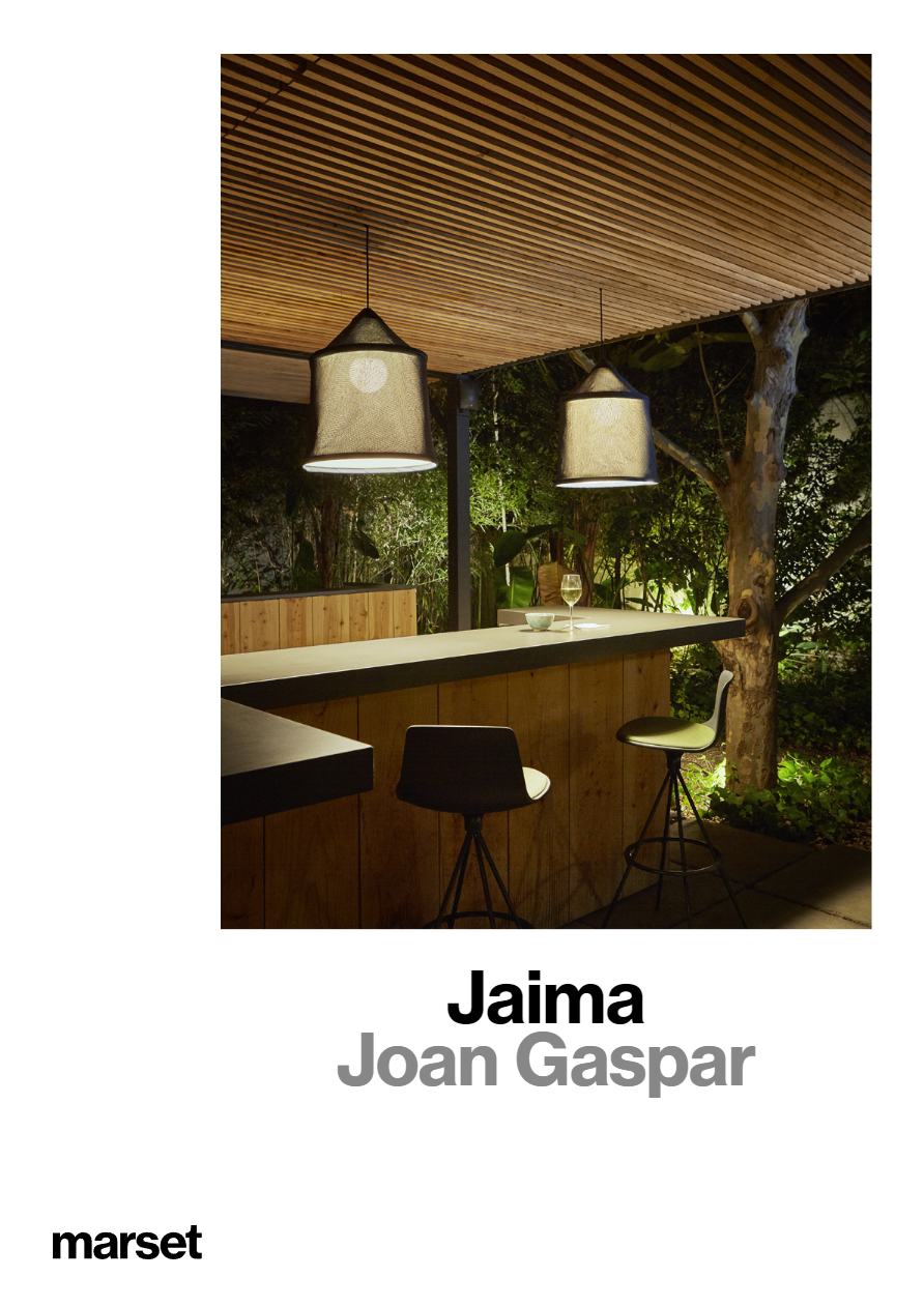 JAIMA LED textilene outdoor pendant lamp By Marset | design Joan Gaspar