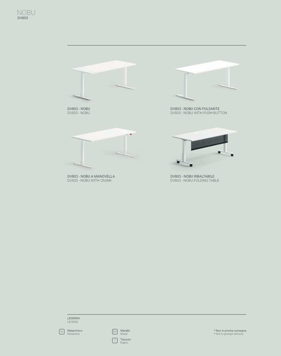 NOBU Oval melamine cand metal meeting table By DVO | design Gianantonio ...