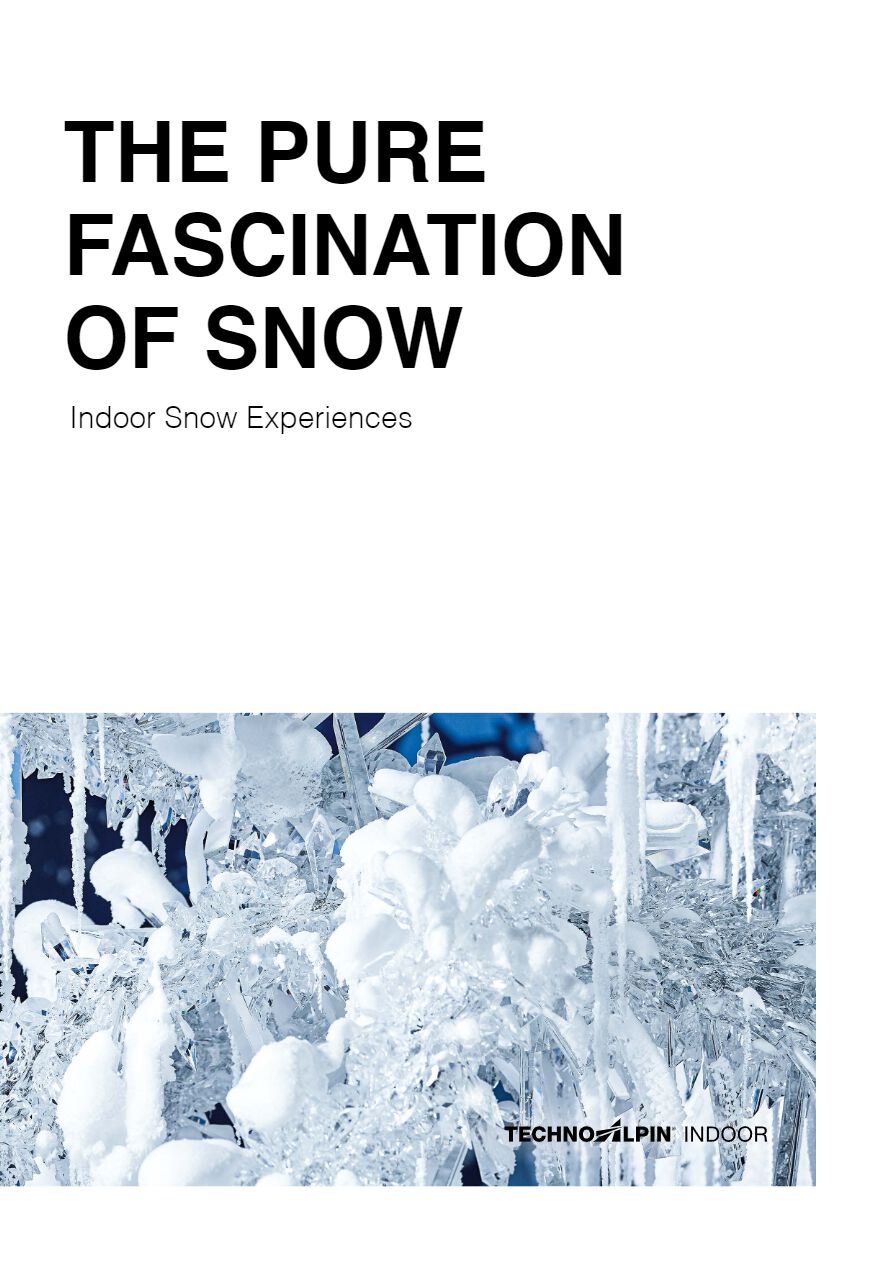 SNOWSKY Ice fountain By TechnoAlpin Indoor