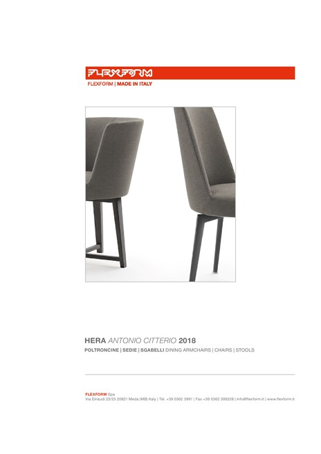 HERA | Sedia Collezione Hera By Flexform design Antonio Citterio