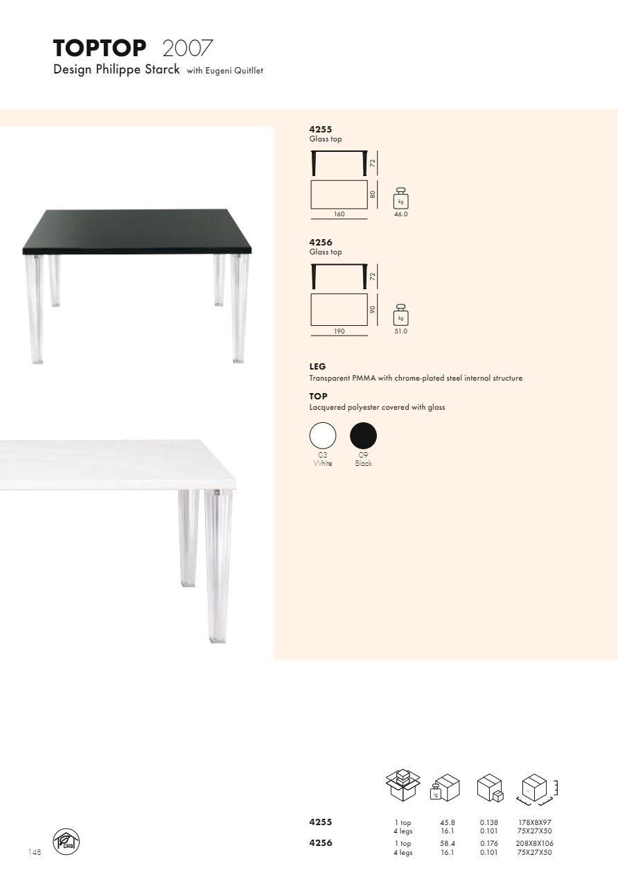 TOP TOP Table By Kartell