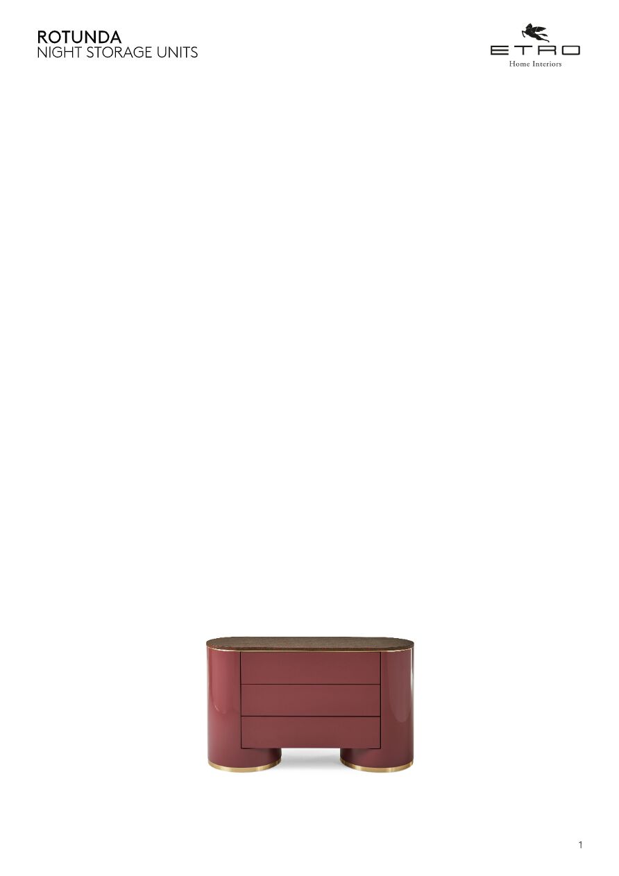 ROTUNDA Chest of drawers By ETRO Home Interiors