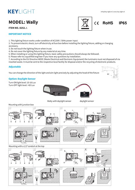 WALLY projetor de exterior By KEYLIGHT
