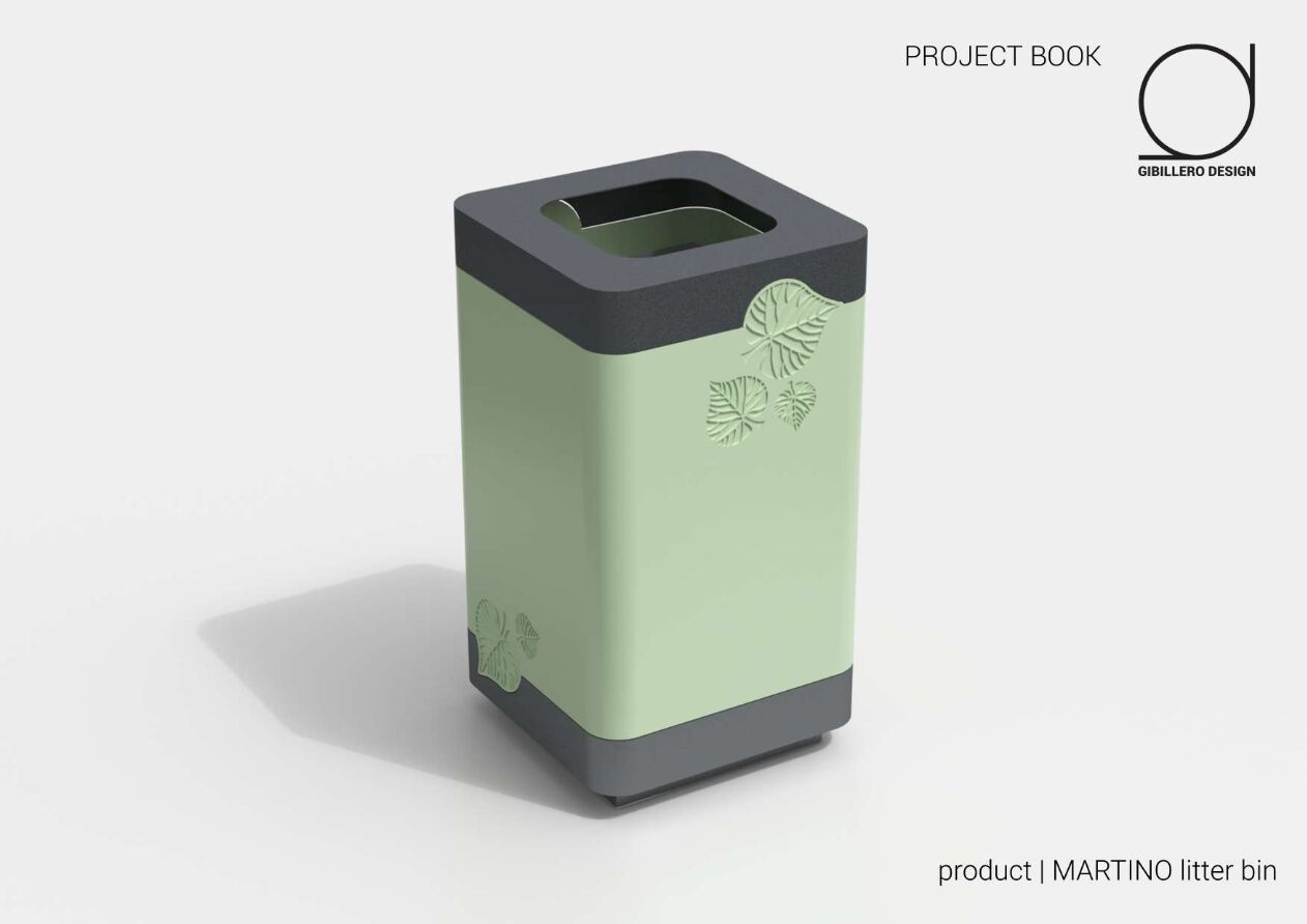 MARTINO Litter bin By Viscio Urban Design