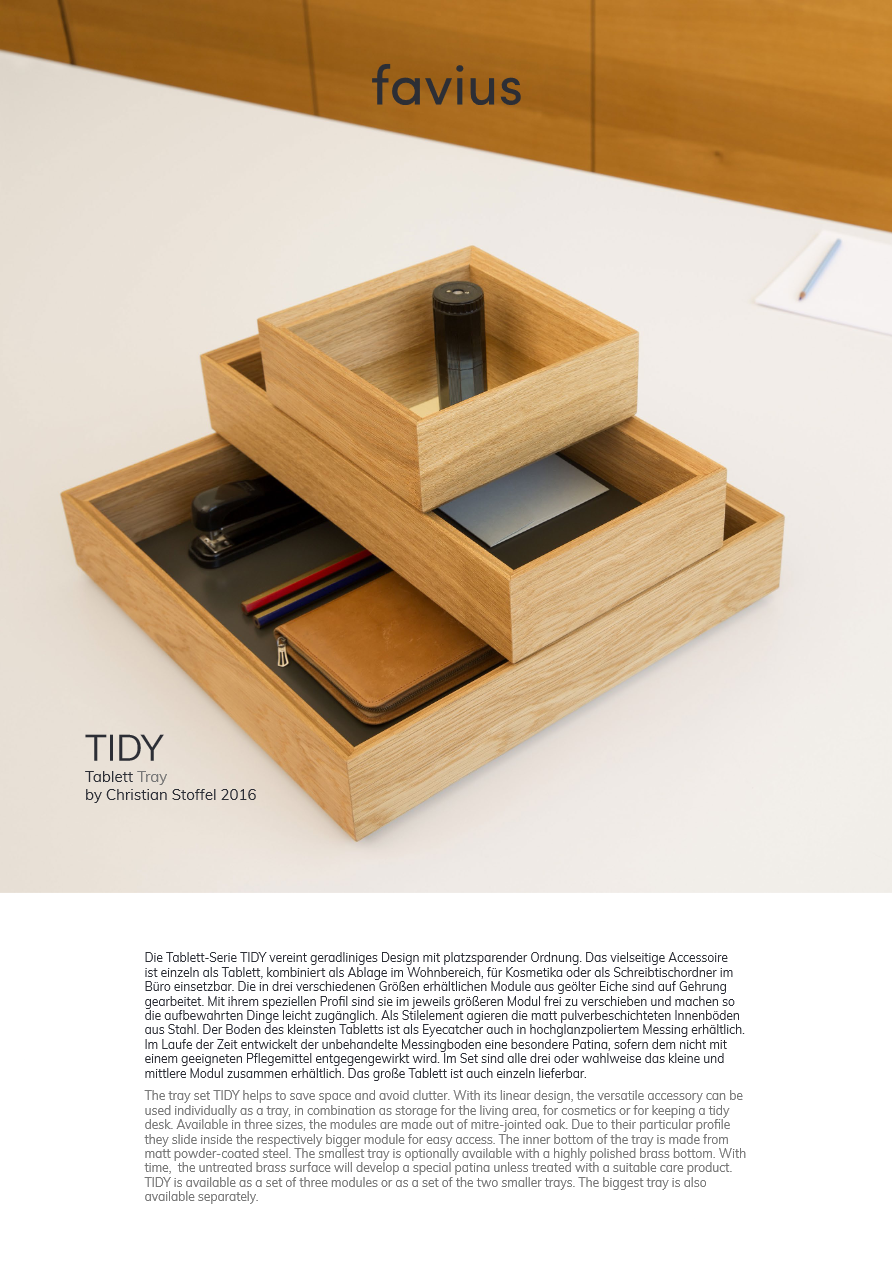 TIDY Tray By favius