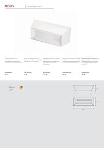 Plaster wall light MELOS By Tecnico design Marco Spatti