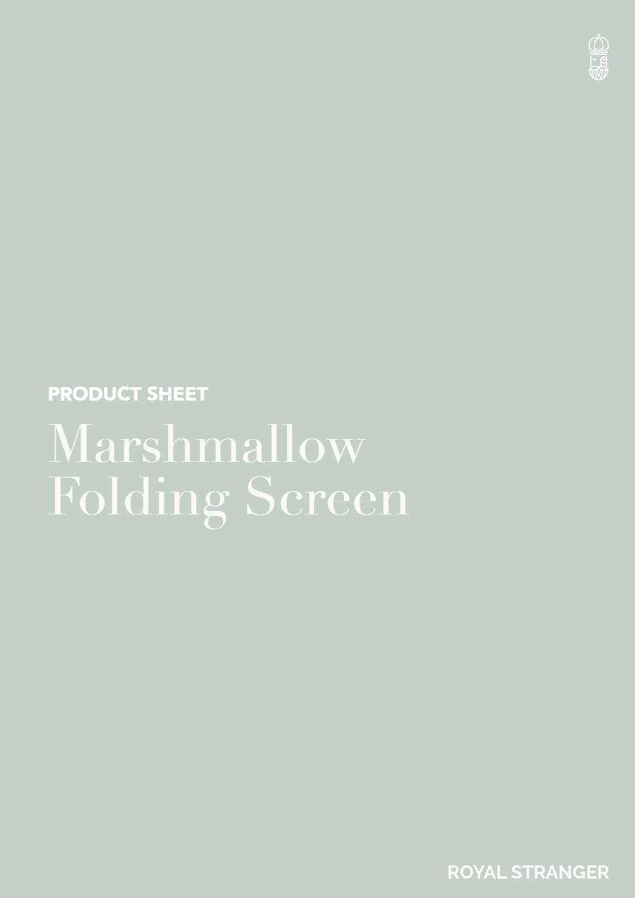 MARSHMALLOW Wooden Screen By ROYAL STRANGER