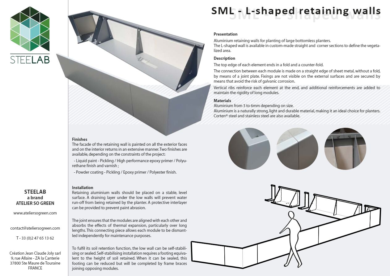 STEELAB SML Jardinera By ATELIER SO GREEN