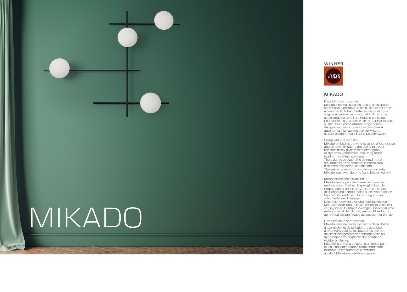 MIKADO Ceiling lamp By Miloox