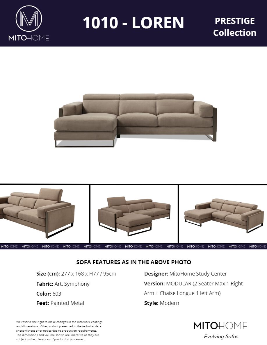 LOREN Sofa By MitoHome