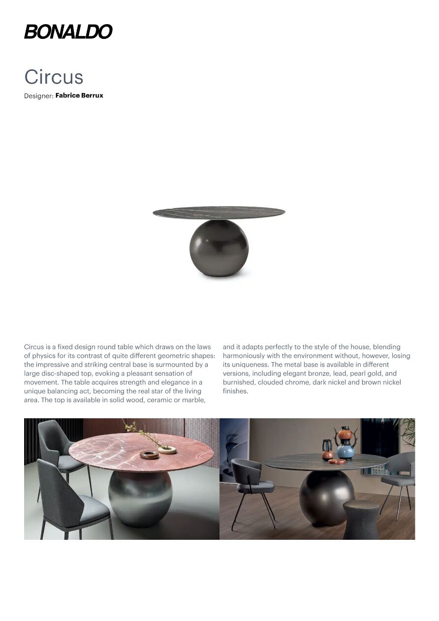 CIRCUS Table By Bonaldo