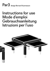 PAR 3 Table basse By SCULPTURES JEUX