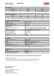 Metal sheet and panel for roof TECU® Classic By KME Architectural Solutions