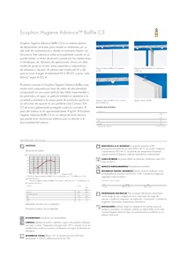 Glass wool acoustic baffles Ecophon Hygiene Advance™ Baffle By Saint ...