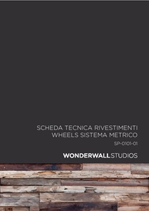 Indoor wooden 3D Wall Cladding WHEELS By Wonderwall Studios