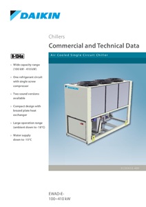 Refrigeratore ad aria EWAD-E | Refrigeratore ad aria - DAIKIN - Edilportale
