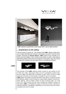 Lampada da soffitto modulare LINK XXL By Vibia design Ramón Esteve