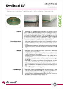Hydro-expansive and resin waterstop Swellseal 8V By GCP Applied ...