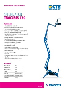 TRACCESS 170 Plataforma aérea By CTE