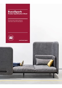 BUZZISPARK | Armchair High-back fabric armchair By BuzziSpace
