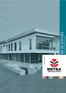 Aluminium casement window NC 65 HES By METRA Building