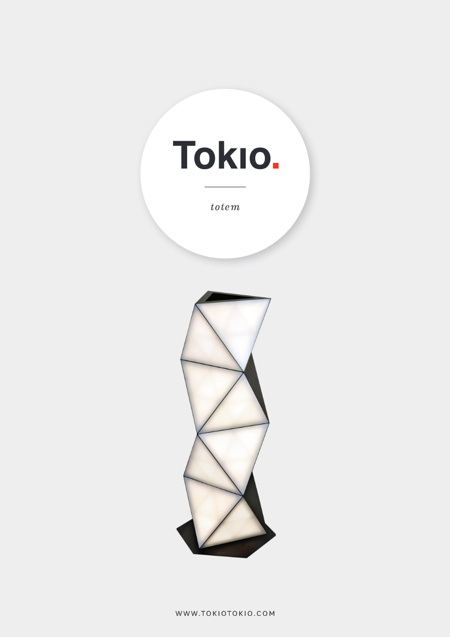 TOTEM LED floor lamp By Tokio. | design Asobi