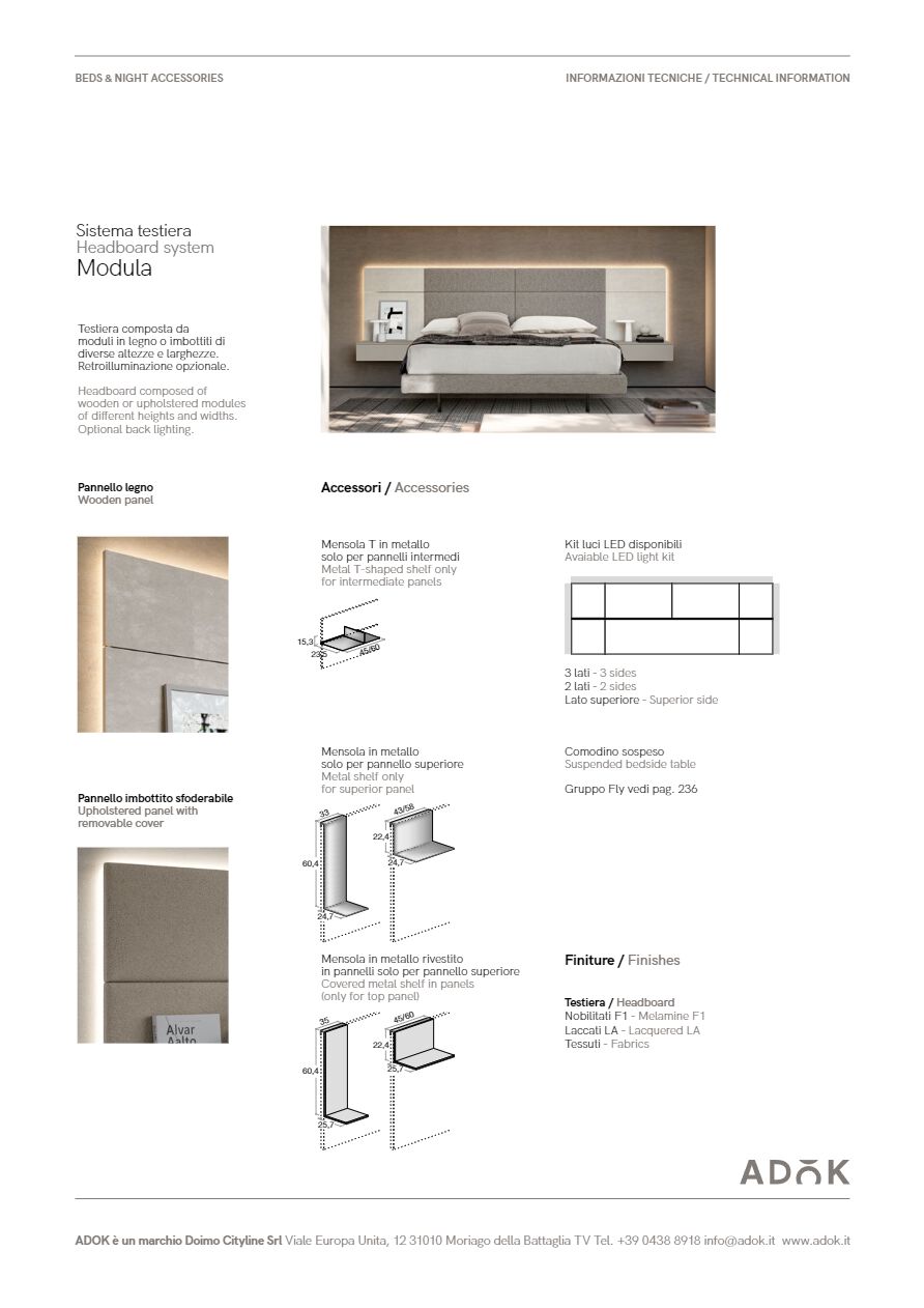 MODULA Bed By Adok