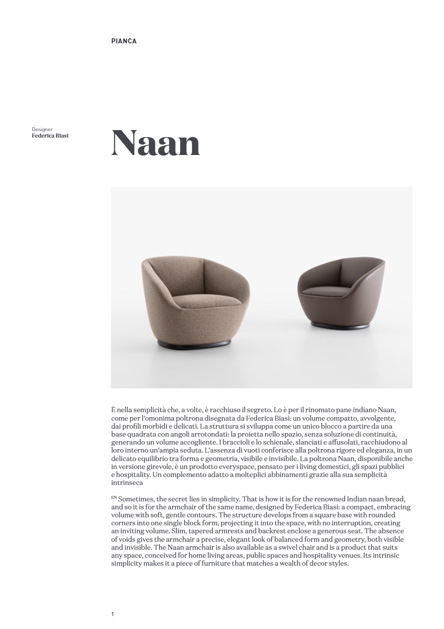 NAAN Armchair By PIANCA